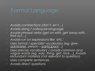 Academic writing style | PPT