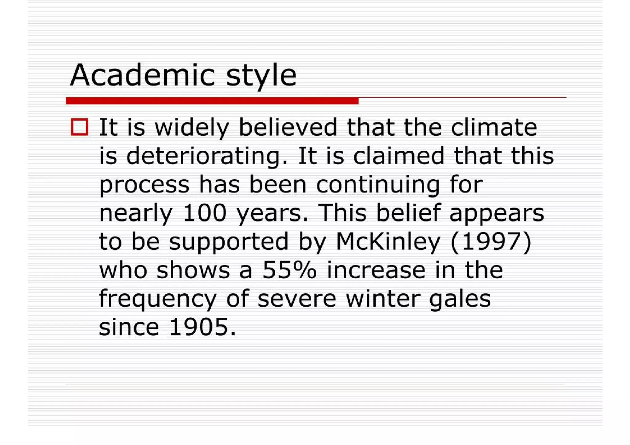 ACADEMIC WRITING STYLE | PDF