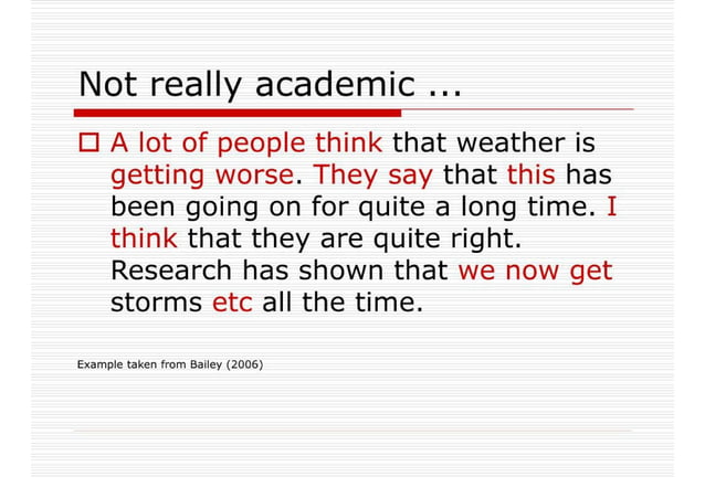 ACADEMIC WRITING STYLE | PDF