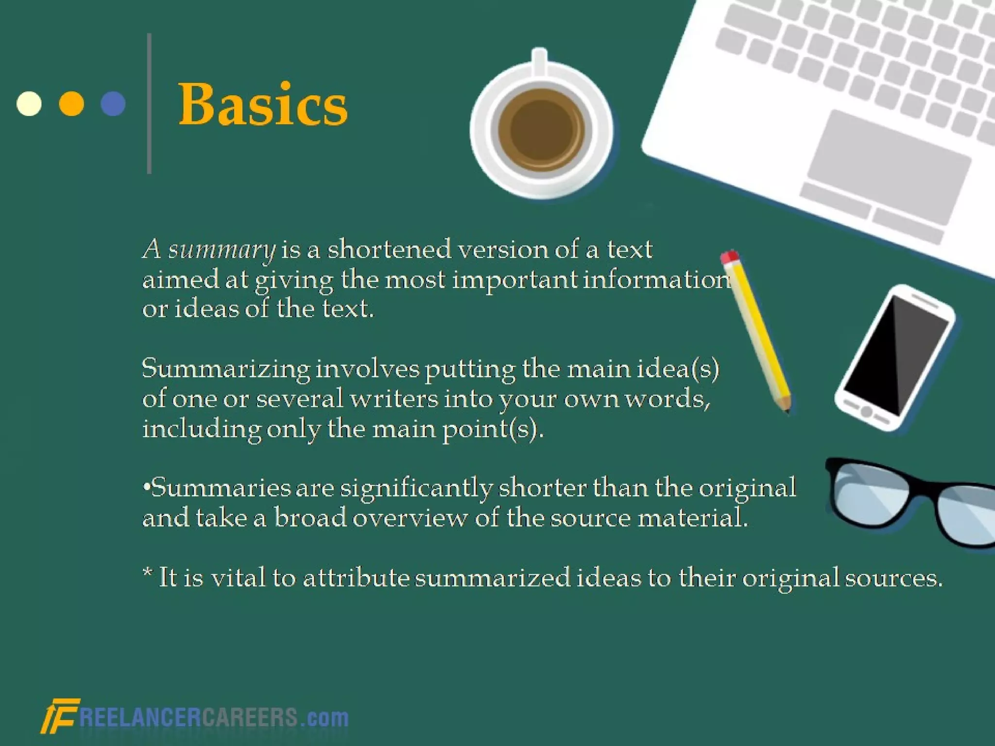 Academic writing summarizing | PPT
