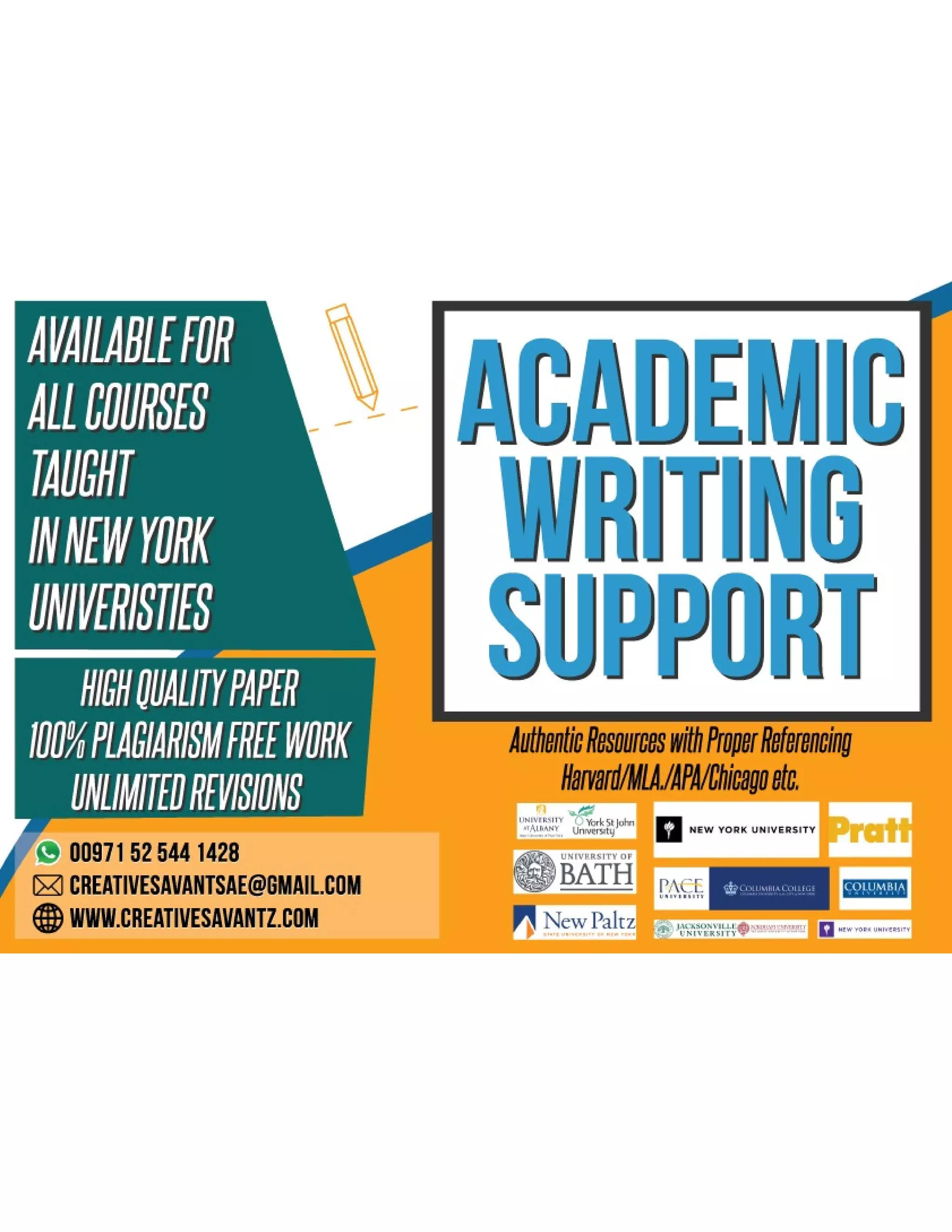 Academic writing support | PDF