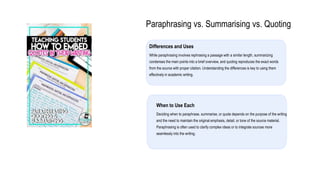 Academic Writing_ The Art of Paraphrasing.pptx