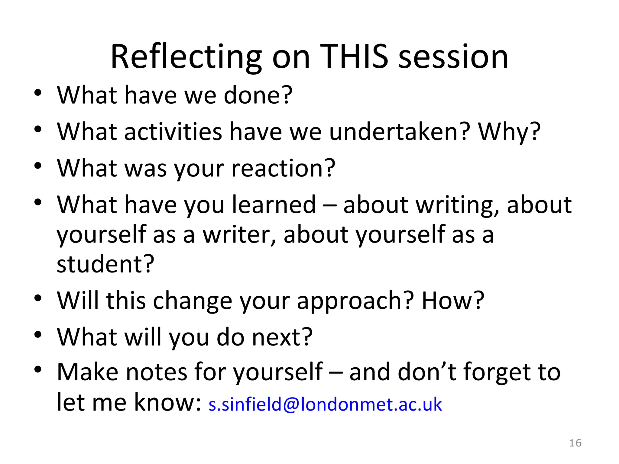 Academic writing workshop studentsv2 | PPT