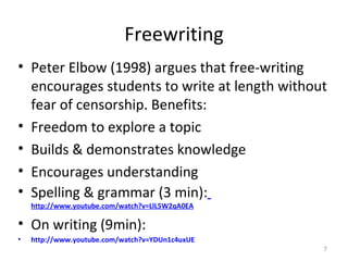 Academic writing workshop studentsv2 | PPT