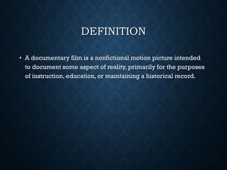 Academy awards for documentary feature | PPT