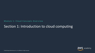 AcademyCloudFoundations_Module_01__Cloud | PDF