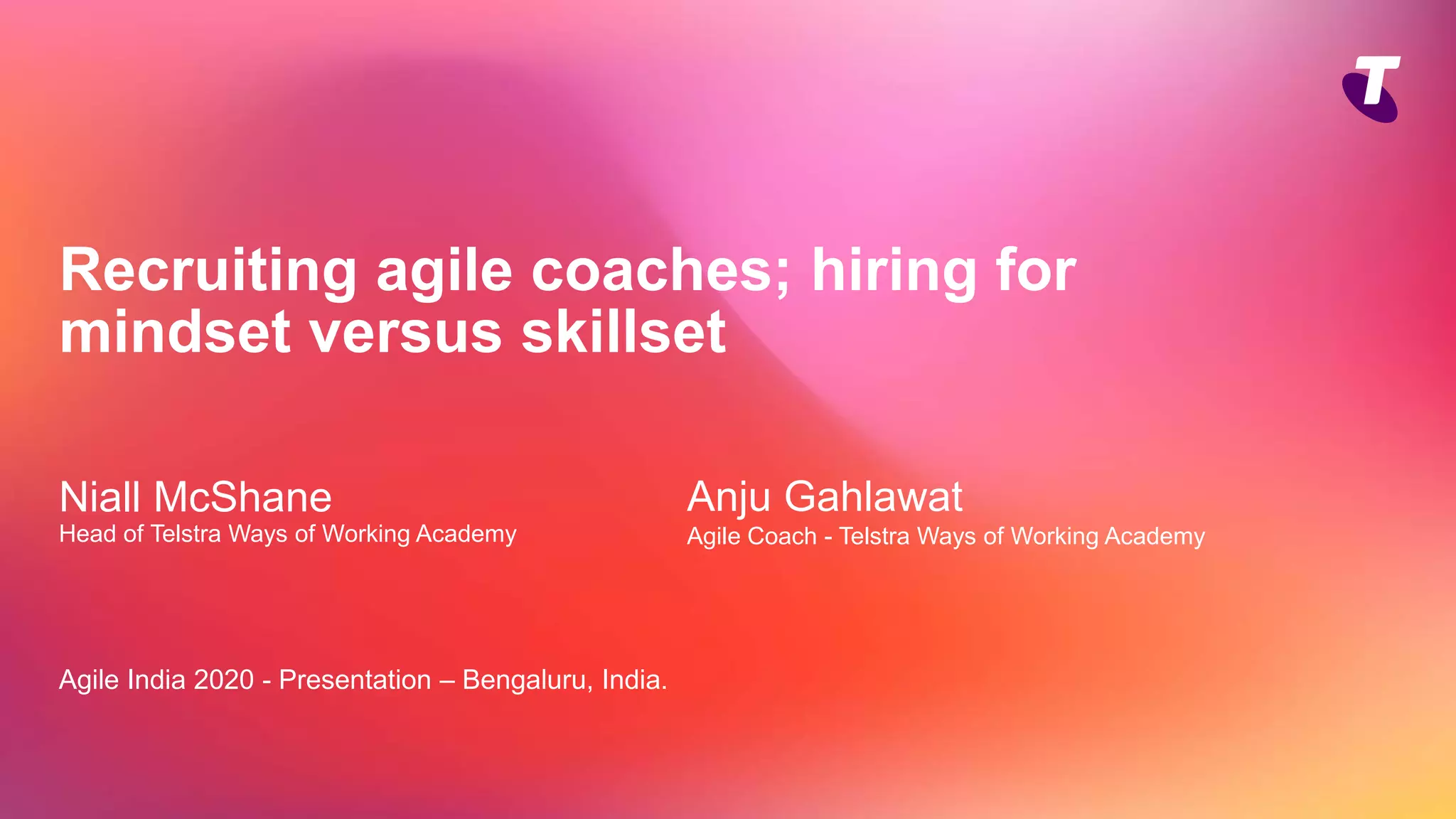 Agile India conference presentation - sample slides | PPT Agile India conference presentation - sample slides | PPT