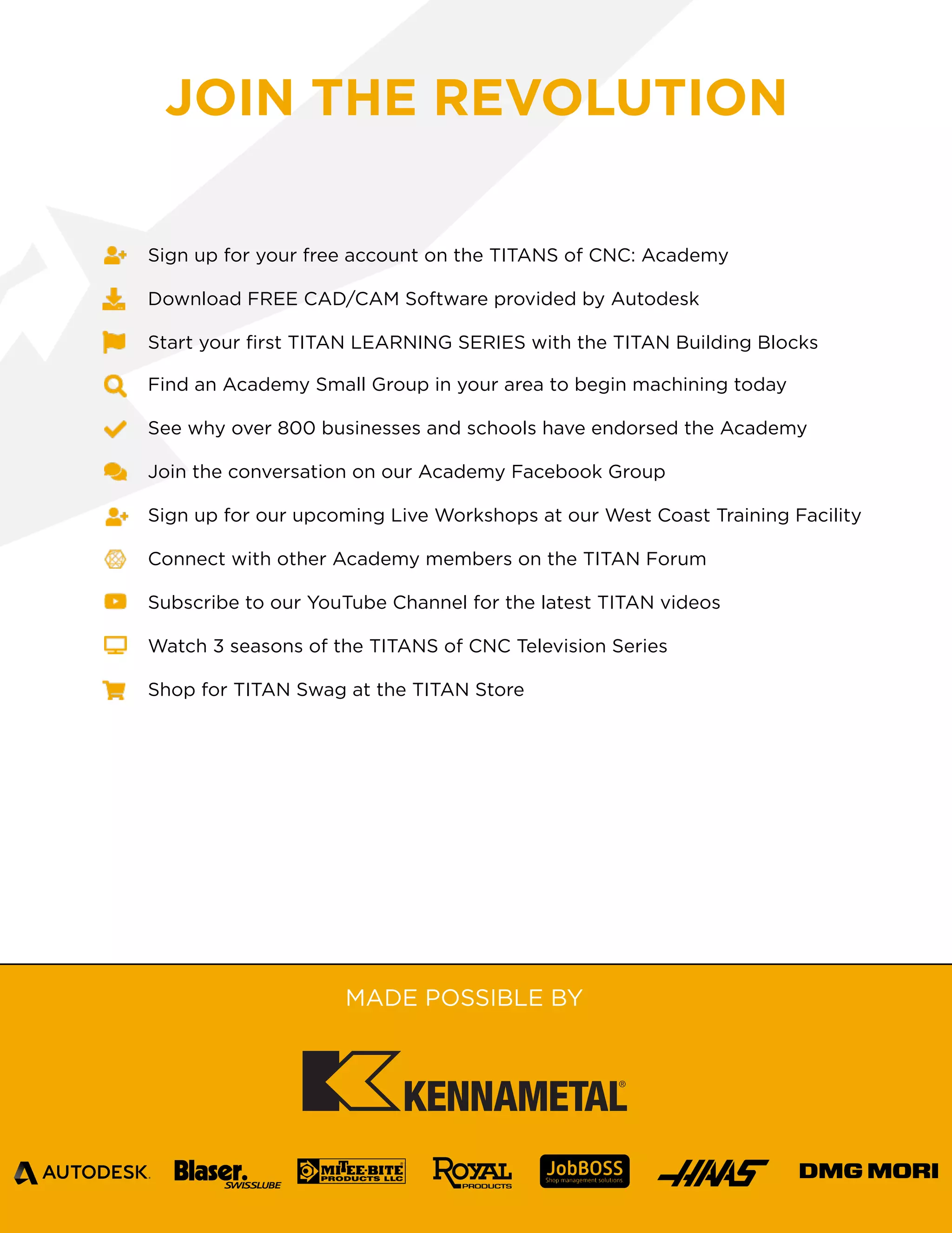TITANS of CNC: Academy Implementation Guide | PDF