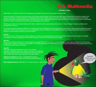 Academy of animation and gaming New Delhi - Brochure | PDF