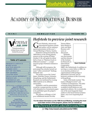 ACADEMY OF INTERNATIONAL BUSINESS | PDF
