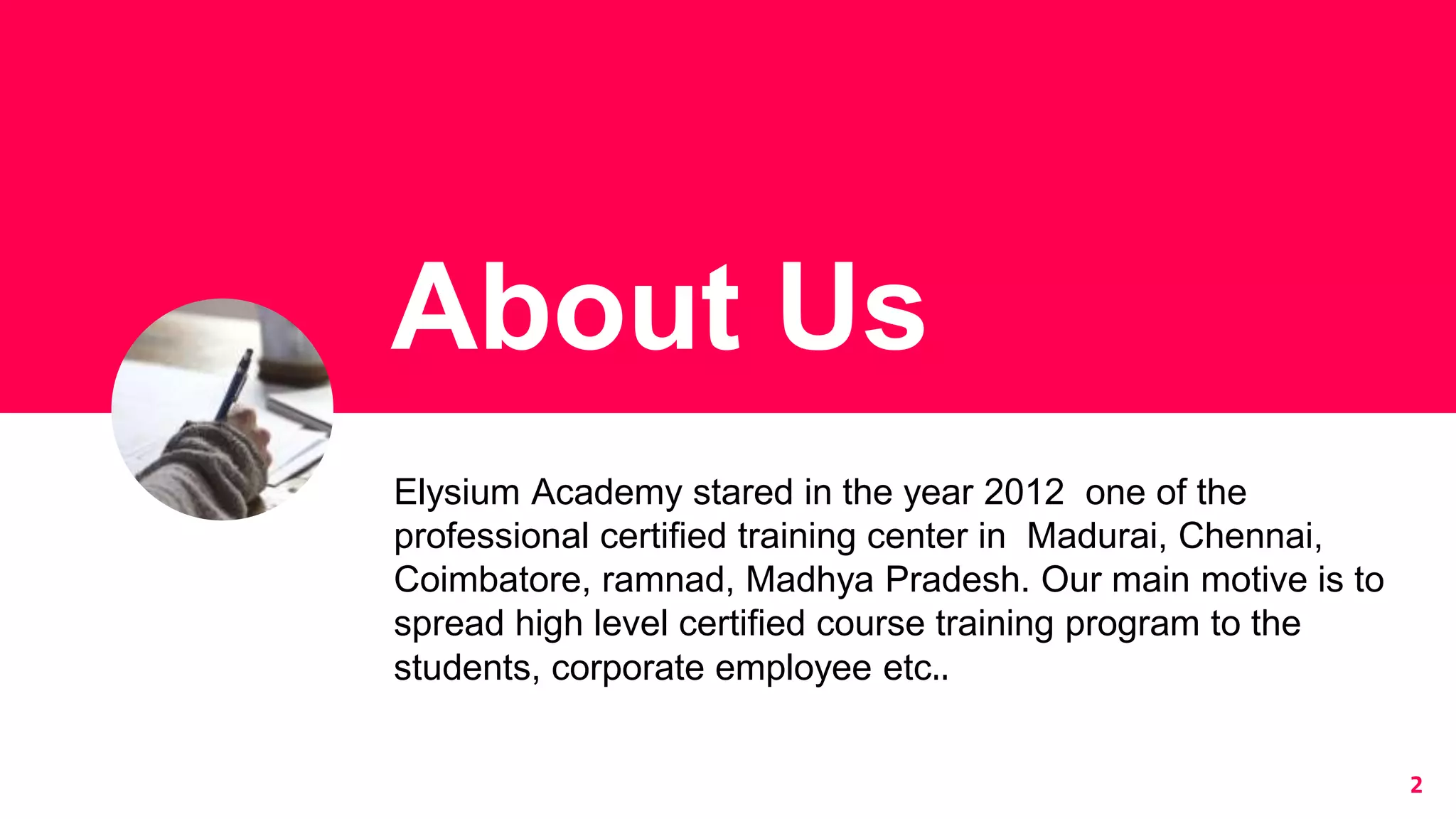 Elysium Academy Private Limited | PPTX