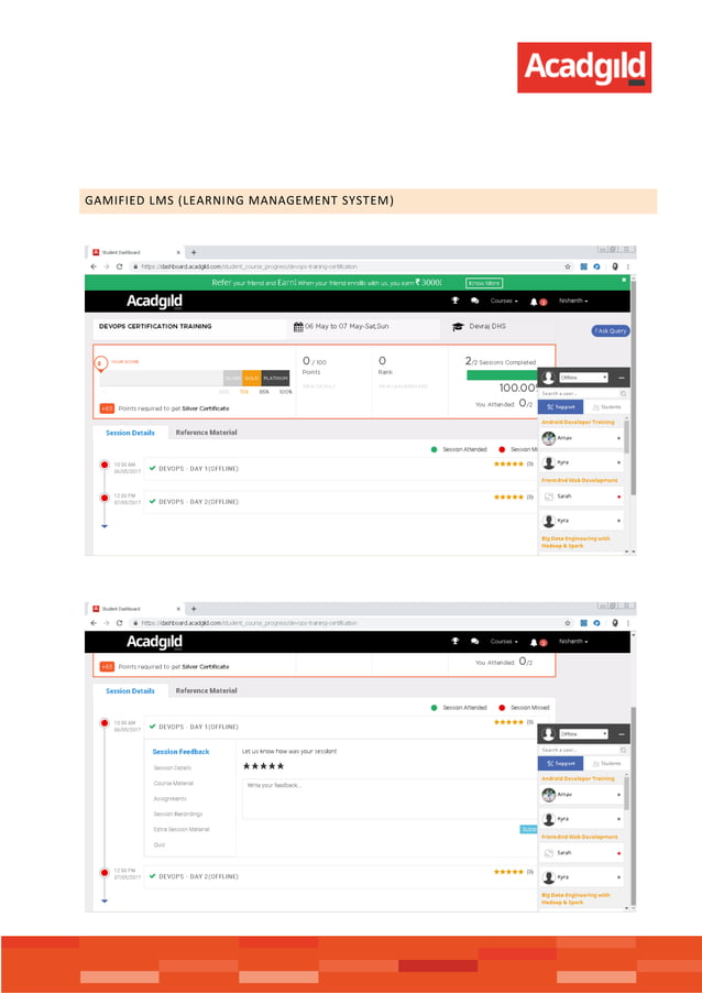 Acadgild learning proposal | PDF