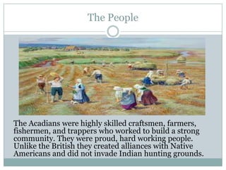 Acadian culture and cajun music | PPTX