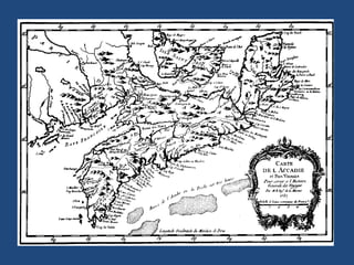 Acadian Deportation Map