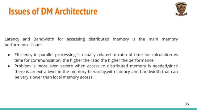 Distributed Memory Architecture Non Shared Mimd Architecture Pptx