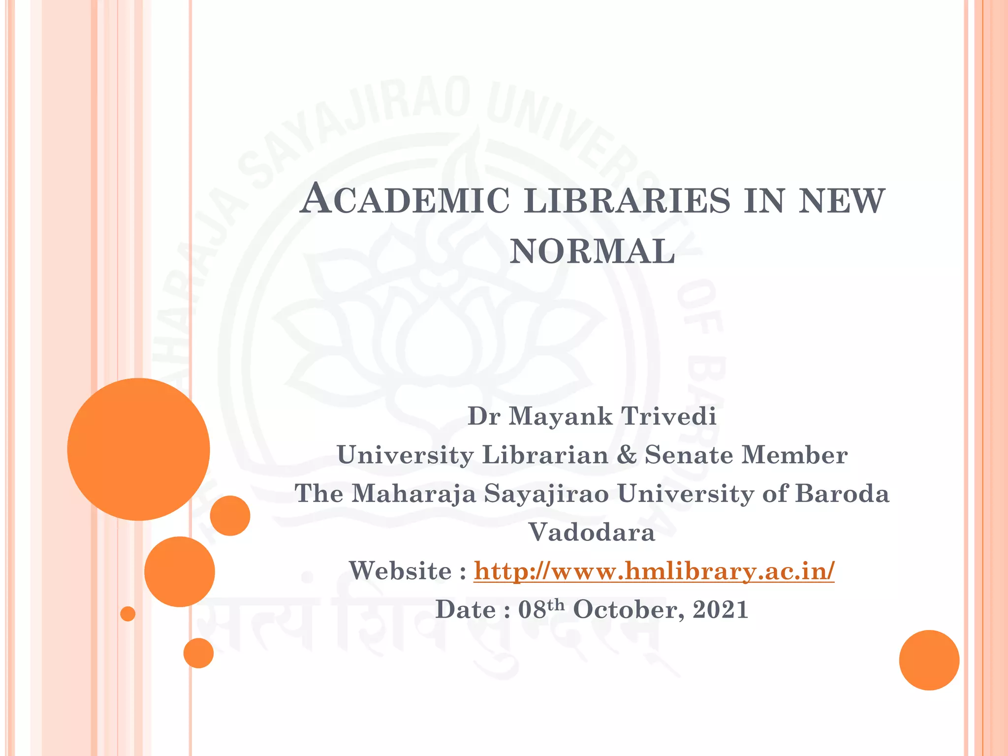 Academic libraries in new normal | PDF