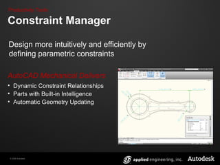 What's New in AutoCAD Mechanical 2010 | PPT
