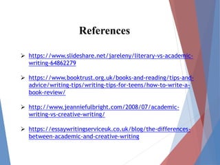 Acadmic and litrary Writing presentation.pptx