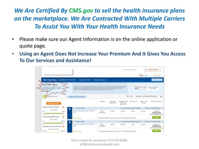 Aca health insurance plans estimate & enroll | PPT