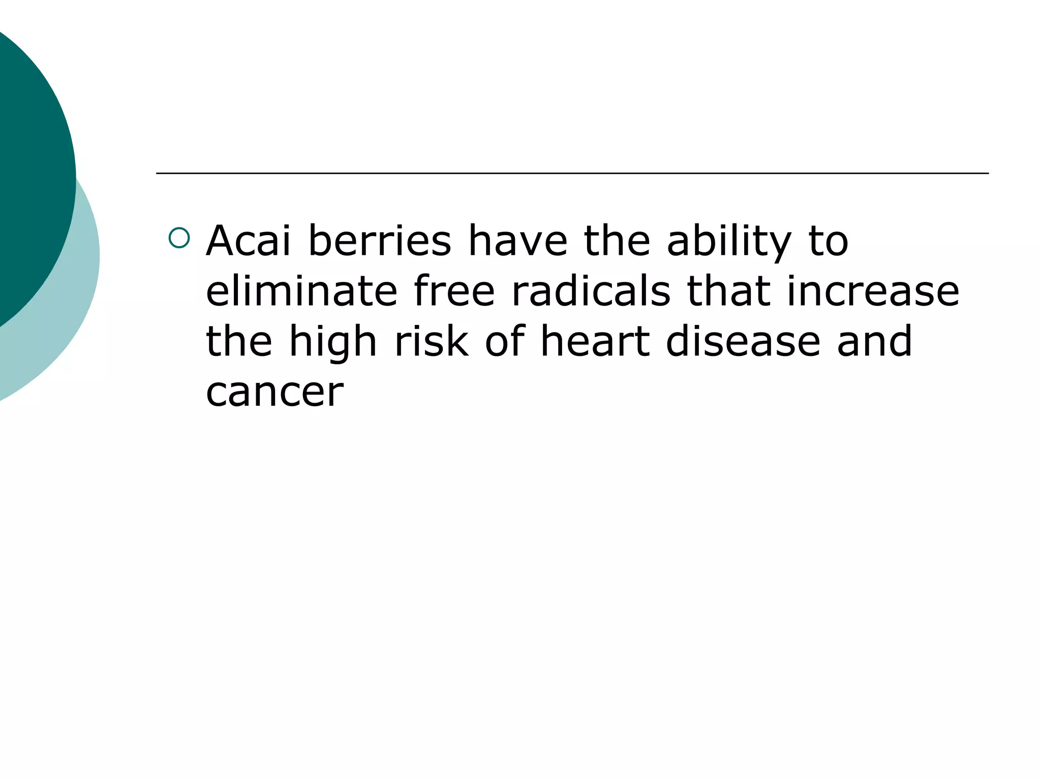 Acai Benefits | PPT