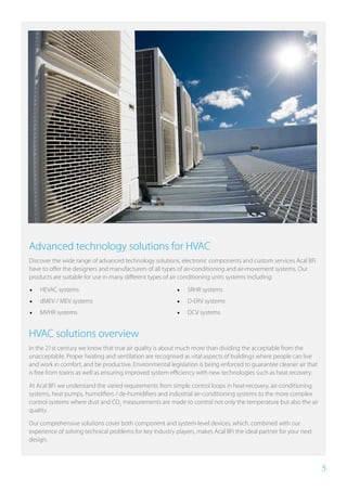 ACAL BFi HVAC Solutions | PDF