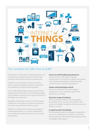 ACAL BFi IoT Solutions | PDF