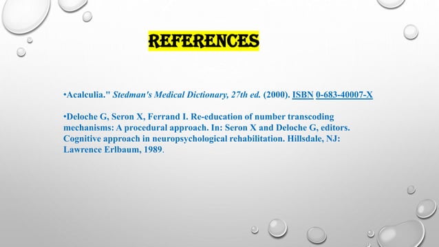 ACALCULIA ,dyscalculia, brain location and types of dyscalculia | PDF