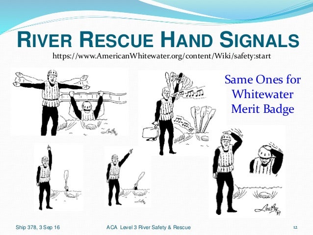 ACA Level 3 River Safety and Rescue 160903