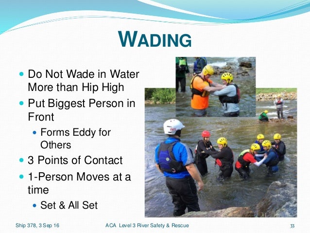 ACA Level 3 River Safety and Rescue 160903