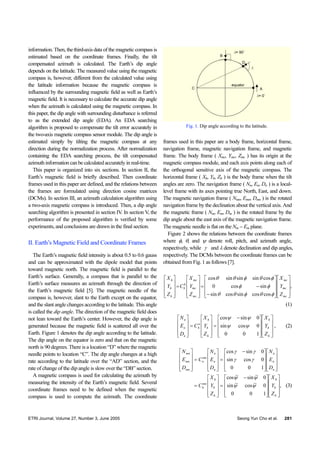 A calibration technique for a two axis magnetic compass in telematics ...