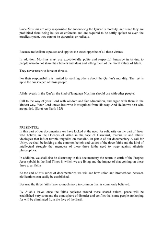 A call for unity 1. english | DOC | Christianity | Religion & Spirituality