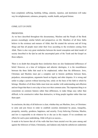 A call for unity 2. english | PDF