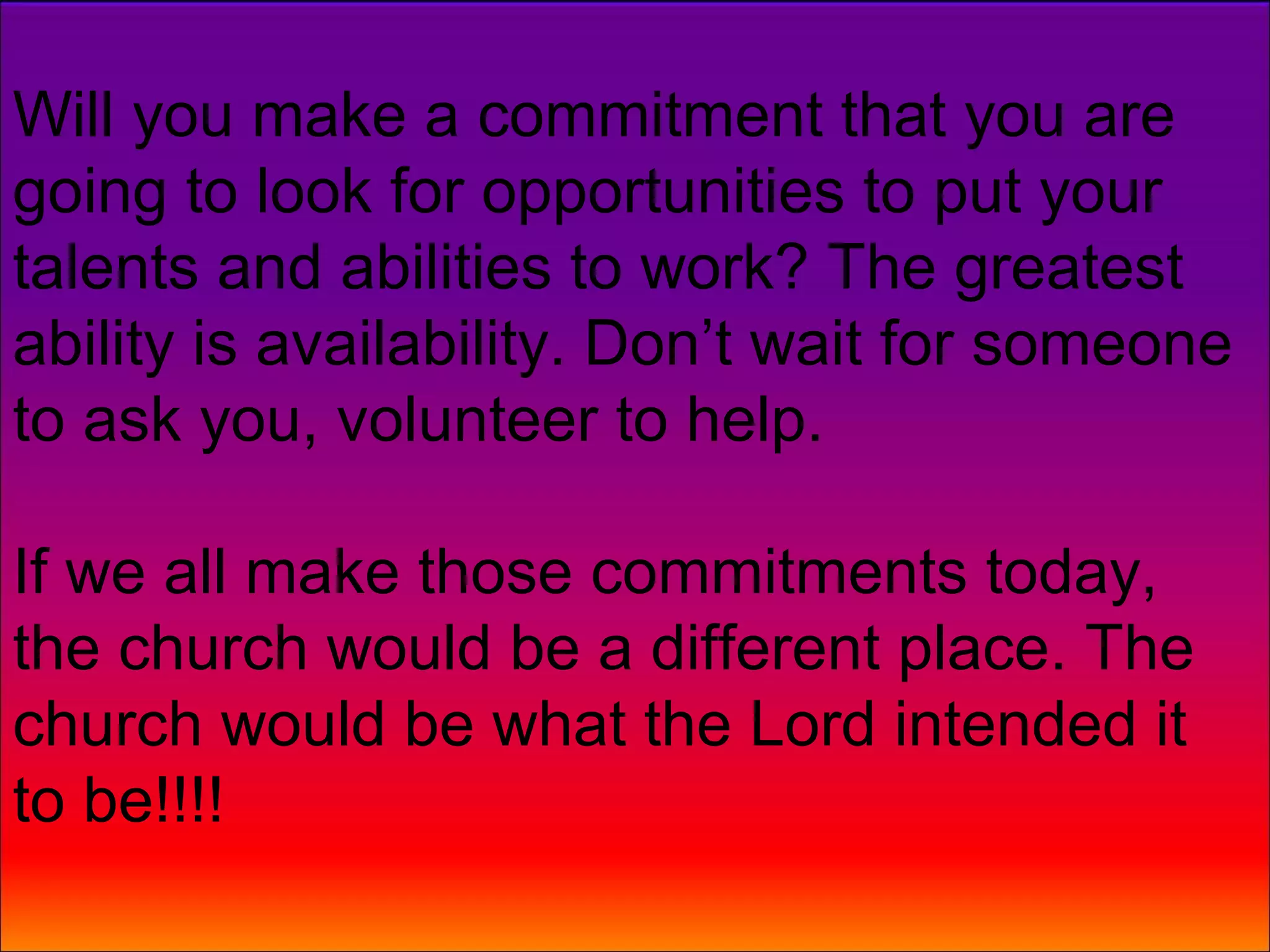 A call to commitment | PPT
