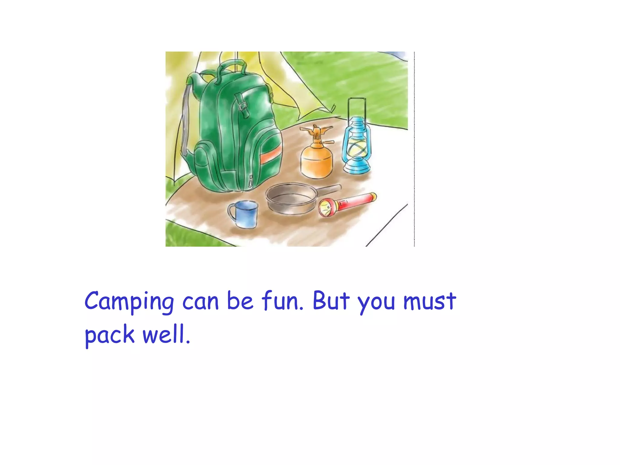 A camping trip | PPT