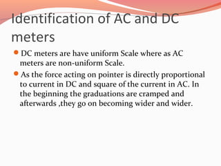 Ac and dc meters and kirchoff's laws | PPT