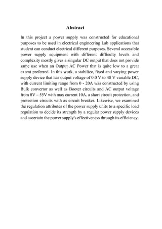 AC and DC power Supply design for Lab applications 2024.pdf
