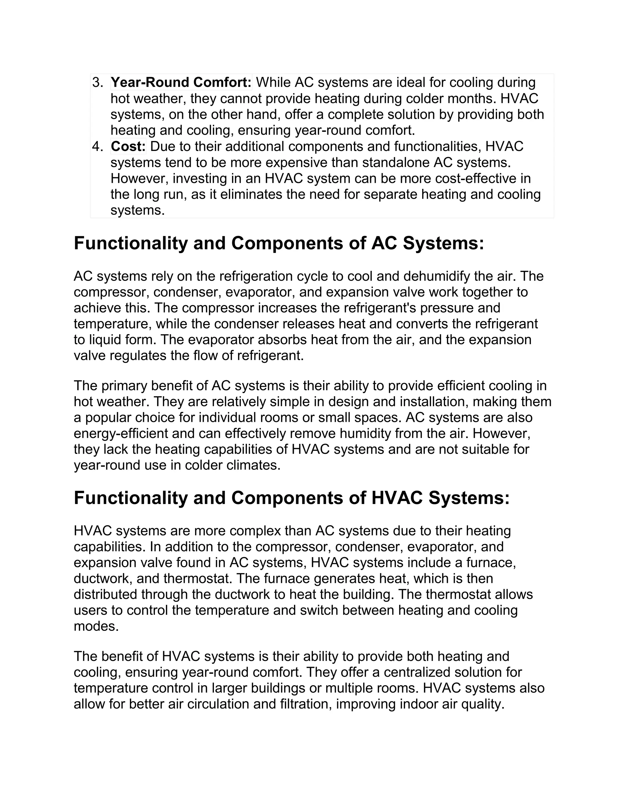What is the differance between AC and HVAC | PDF