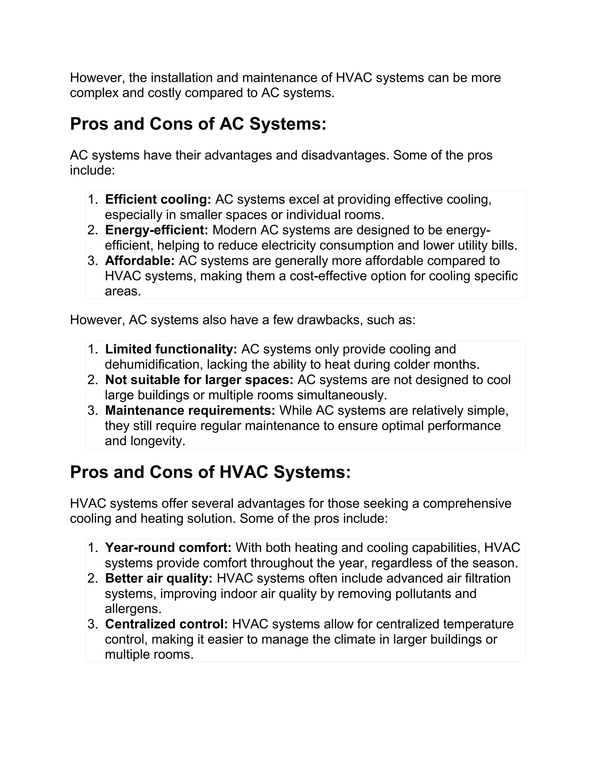 What is the differance between AC and HVAC | PDF