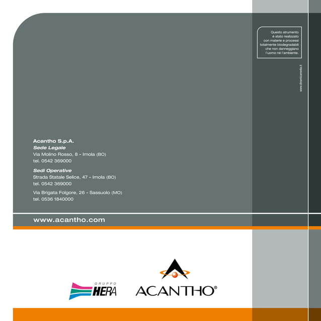 ACANTHO company profile | PDF