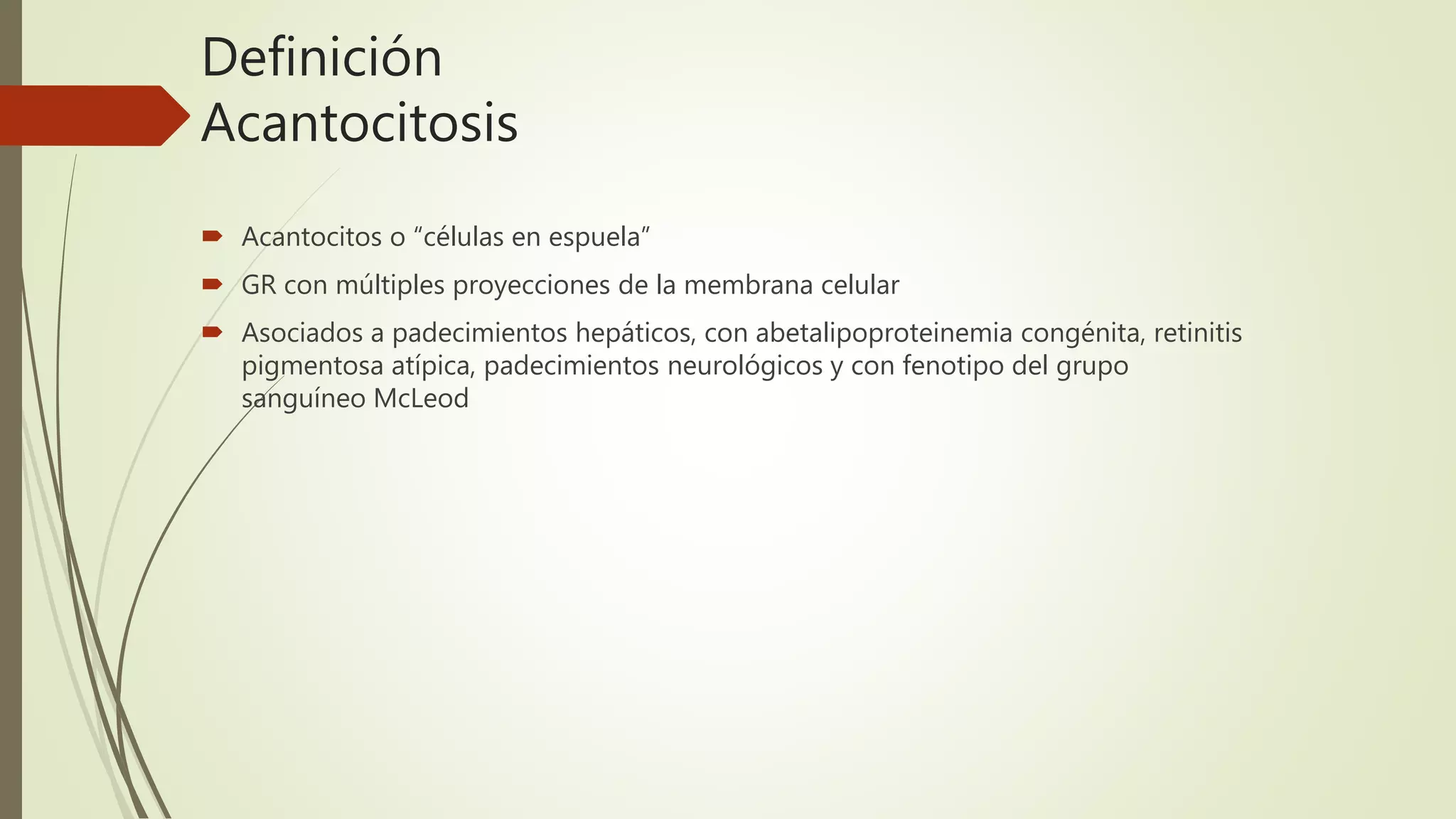 Acantocitosis | PPTX