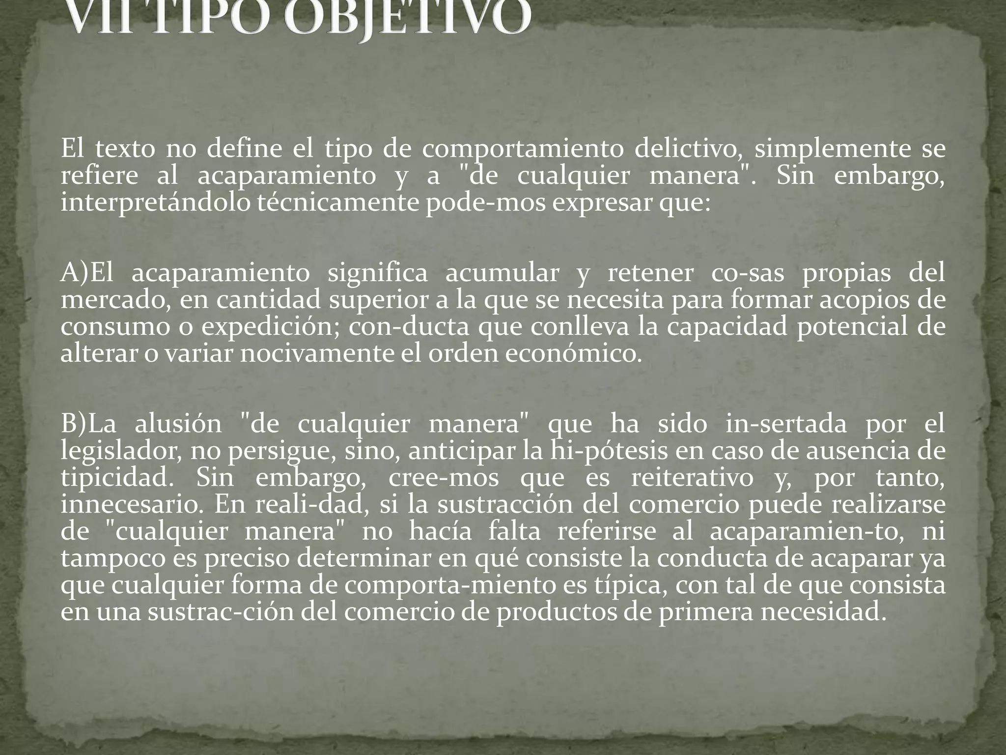 Acaparamiento | PPT | Descarga Gratuita