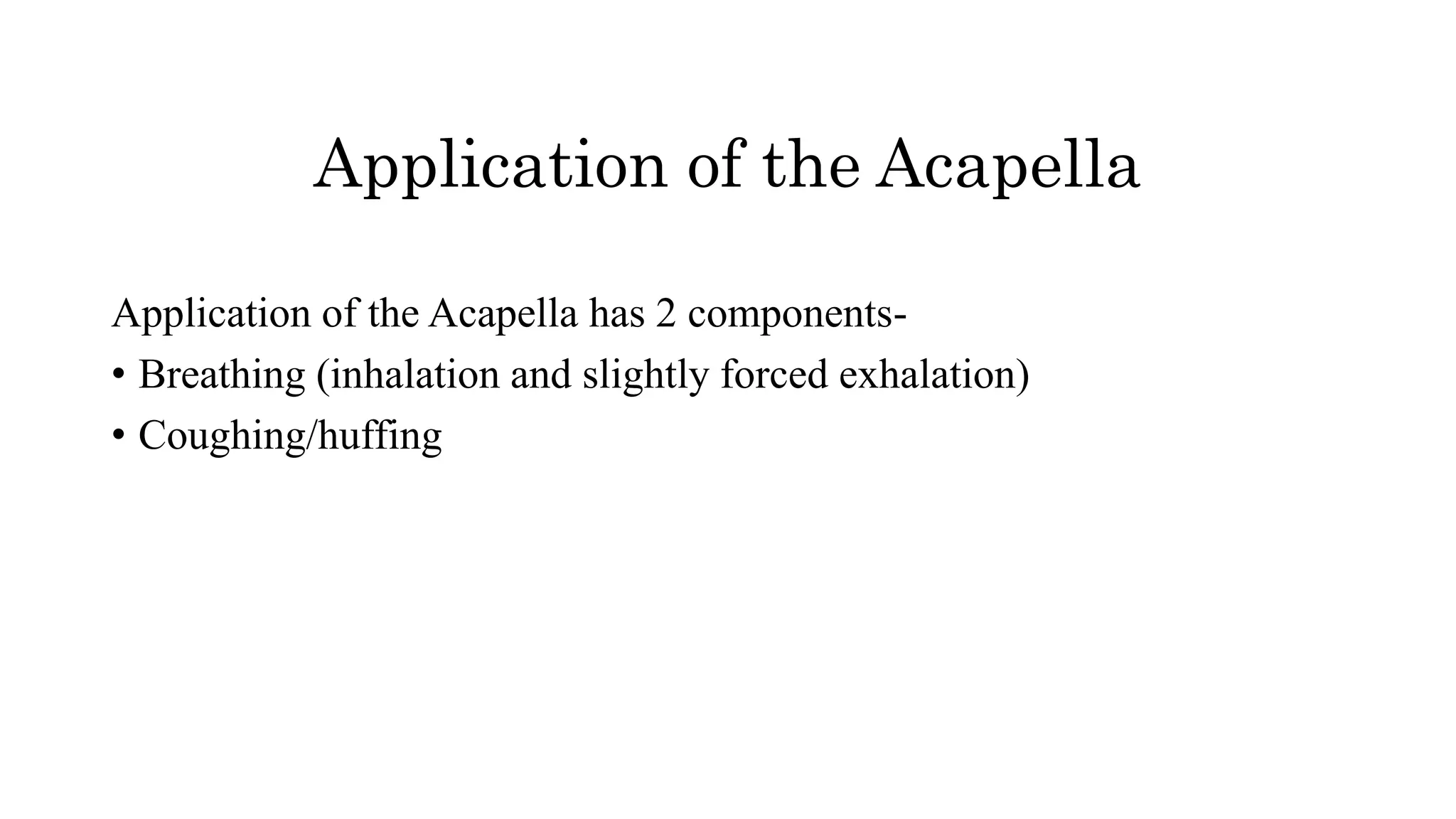 Acapella | PPTX