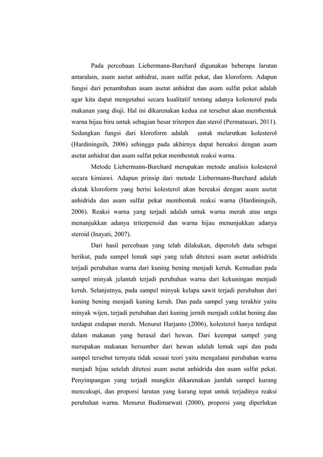 Laporan Biokimia ITP UNS SMT3 Lipida | DOC