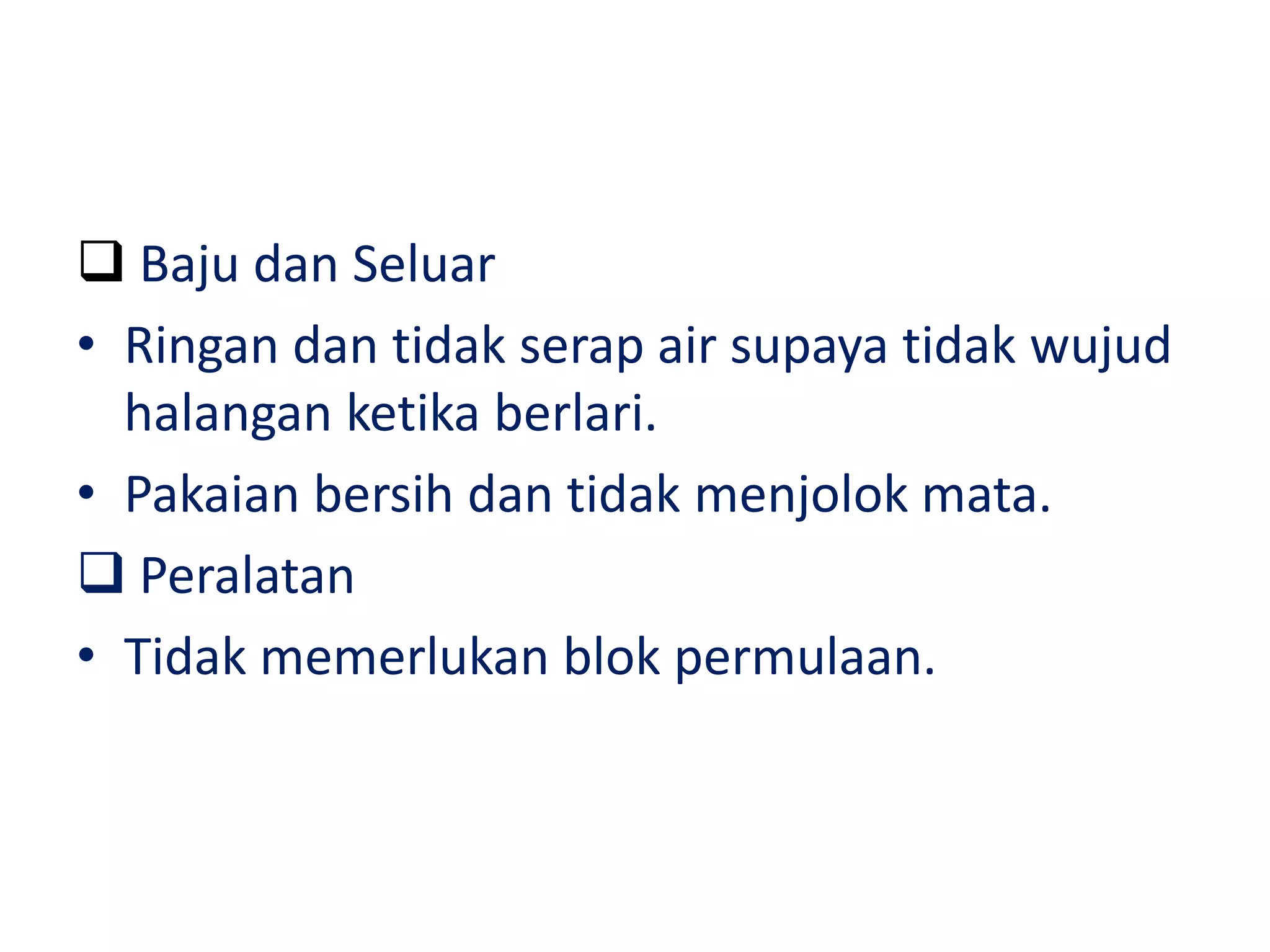 Acara Lari Jarak Sederhana | PPTX