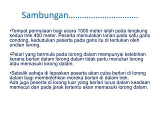 Acara Lari Jarak Sederhana | PPTX