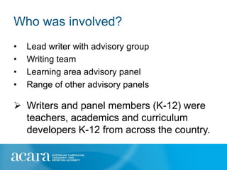 Acara curriculum presentation march 2010 | PPT