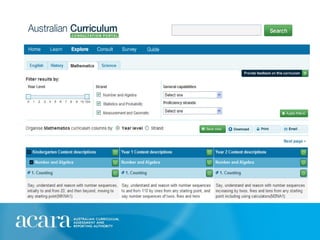Acara curriculum presentation march 2010 | PPT