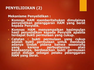 Hukum Acara Pengadilan Hak Asasi Manusia (Idik Saeful Bahri) | PPT
