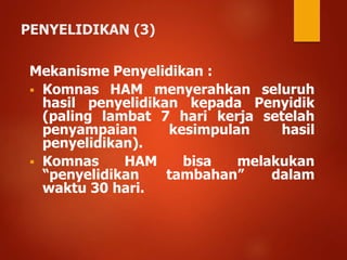Hukum Acara Pengadilan Hak Asasi Manusia (Idik Saeful Bahri) | PPT