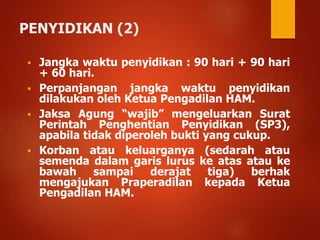 Hukum Acara Pengadilan Hak Asasi Manusia (Idik Saeful Bahri) | PPT